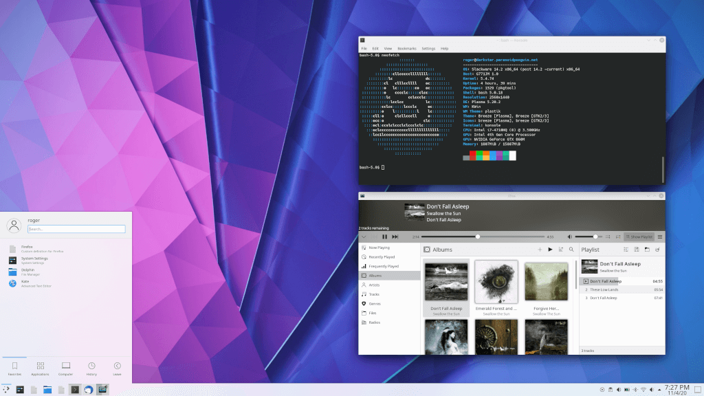 KDE Plasma 5.20 arrives in Slackware-current | ParanoidPenguin.net